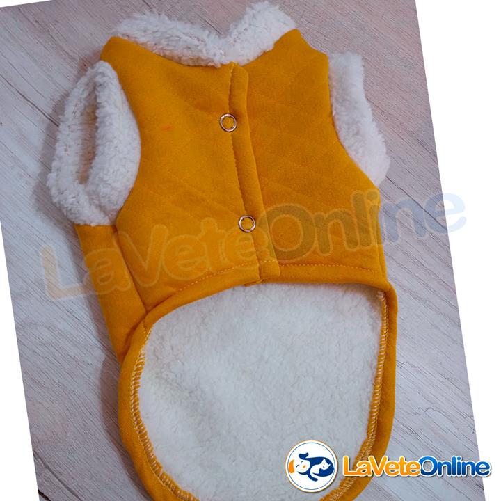 Campera con Corderito T1 - Amarillo - LaVete ONLINE